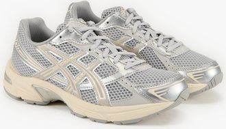 Asics Baskets &agrave; bout rond en cuir m&eacute;lang&eacute;