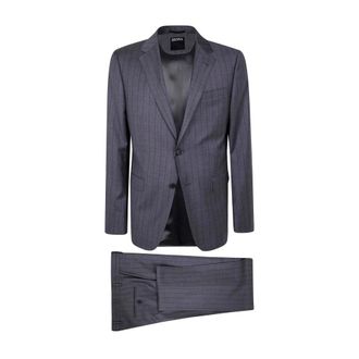 Ermenegildo Zegna Single Breasted Suit - - Suits - Herren - Grau - M