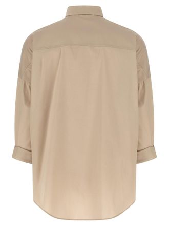 Brunello Cucinelli Shiny Trim Shirt - Beige