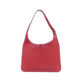 Herm&egrave;s Sac &agrave; bandouli&egrave;re Pre-owned Trim31 en cuir Taurillon Cl&eacute;mence - Femme - Pre-owned - Rouge - Taille: ONE Size