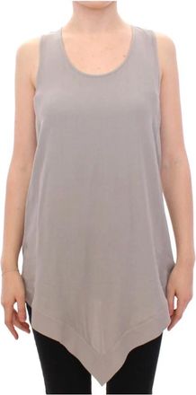 Comeforbreakfast Femme, Tops, Gris, Taille: 38 FR Hauts sans manches