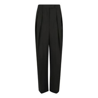 Max Mara Pantalone lungo pinces Bautta - - Trousers - Damen - Schwarzk - 3XS