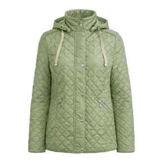 Danwear Quilted Jacket - - Jackets - Damen - Gr&uuml;n - S