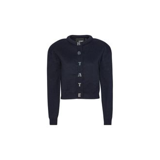 Rotate Firm Knit Cardigan - - Knitwear - Damen - Blau - L