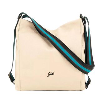 Gabs Graue Leder-Schultertasche Icon Black - - Bags - Damen - Beige - ONE SIZE
