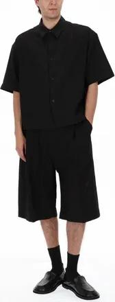 STUDIO NICHOLSON Sanko Shirt - Black