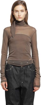 Christophe Lemaire Mesh Ballerina Scarf Top
