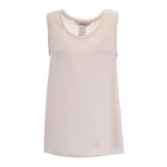 Max Mara Femme, Tops, Beige, Taille: 40 FR Hauts sans manches
