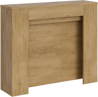 Itamoby Console extensible 90x25/211 cm Kiba Ch&ecirc;ne Nature