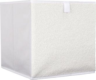 The Home Deco Factory Home Deco Factory, HD0253, Faltbarer Aufbewahrungsw&uuml;rfel 30 x 30 cm, gelockt, praktisch, kompakt und elegant, ideal f&uuml;r einen organisierten und stilvo