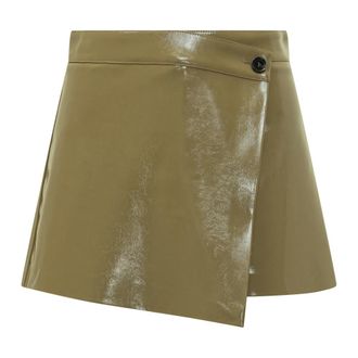Msgm Msgm, Damen, Shorts, Gr&uuml;n, LGr&ouml;&szlig;e