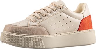 Bonateks Damen Frfrb100117 Sneaker, beige, 36 EU Schmal