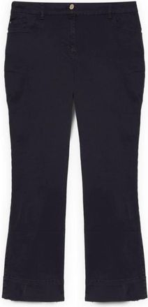 Fiorella Rubino Femme, Pantalons, Bleu, Taille: 44 FR Pantalon &Eacute;vas&eacute; Court