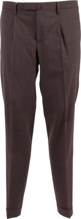 BRIGLIA 1949 Homme, Pantalons, Brun, Taille: XL Slim-fit Pantalons