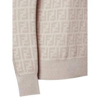 Fendi Fzxe Sweater - Beige