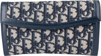 Dior Crossbody Bags - Christian Dior Trotter Monogram Clutch - Gr. unisize - in Blau - f&uuml;r Damen