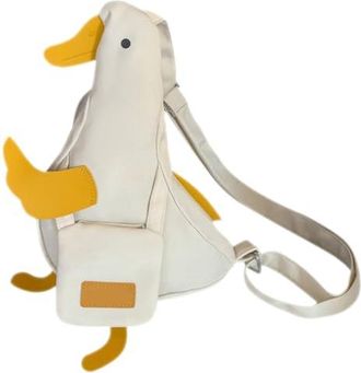 Valiclud Sac &agrave; bandouli&egrave;re canard Sac &agrave; bandouli&egrave;re de canard Sac &agrave; bandouli&egrave;re Dessin anim&eacute; Mignon Sac de poitrine Petit sac &agrave; main pour femme Sac de courses 