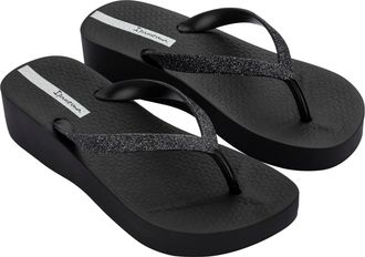 Ipanema Mesh Chic Plat Fem Zehensandalen Damen Schwarz - 40 - Zehensandalen Shoes