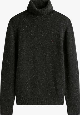 Tommy Hilfiger Pull col roul&eacute; en laine m&eacute;lang&eacute;e