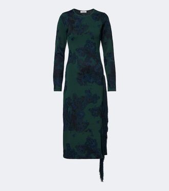 Erdem Midikleid aus Jacquard-Strick