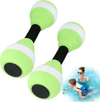 Generic Hanteln f&uuml;r Wasser&uuml;bungen - 2 Hanteln f&uuml;r Wassergymnastik, Fitness-Trainingsausr&uuml;stung zum Schwimmen | Wasser-Fitnessstangen f&uuml;r Schwimmb&auml;der, Wasserh