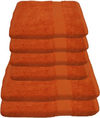 Julie Julsen Handtuch Set 2X Duschtuch 4X Handtuch Terrakotta/in 23 Farben erhältlich weich und saugstark