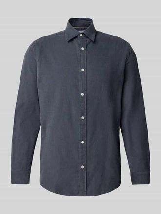 Jack & Jones Slim Fit Freizeithemd aus Cord mit Kentkragen