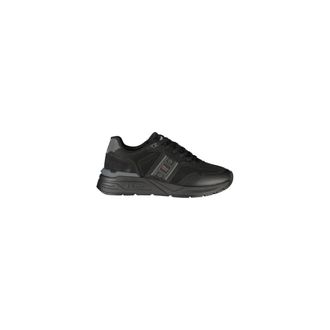 Blauer Schwarze Schn&uuml;rschuhe mit Kontrastdetails - - Shoes - Herren - Schwarzk - 44 EU