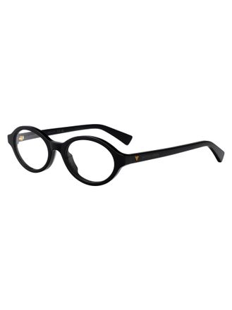 Bottega Veneta Womens Sunglasses Bv1367o Black-Black-Transparent Acetate Glasses & Frames Black/black/transparent