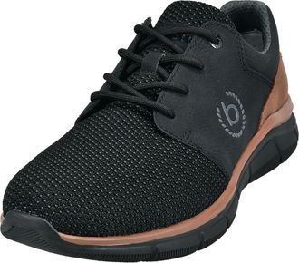 Bugatti man Herren Low-Top Sneaker, M&auml;nner Sneaker, Wechselfu&szlig;bett,Men,Halbschuhe,stra&szlig;enschuhe,Strassenschuhe,Turnschuhe,Black (1000),43 EU/EU UK