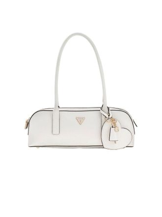 Guess Womens Shoulder Bag White Polyurethane - Shoulder-Bags