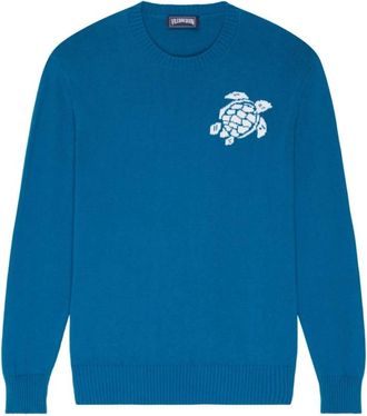 Vilebrequin Homme, Pulls, Bleu, Taille: M Pull ras du cou Rayol