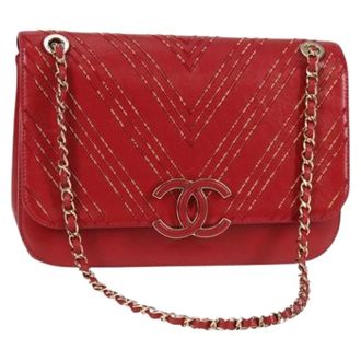 Chanel Pre-owned Vintage Schultertasche - - Pre-owned - Damen - Rot - ONE SIZE