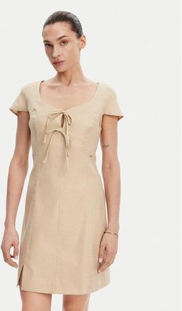 Guess Sommerkleid W5GK41 WH5L2 Beige Regular Fit