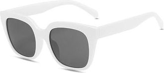 Generic Lunettes De Soleil Carr&eacute;es For Hommes Et Femmes, Id&eacute;ales For Le Sport, Les D&eacute;placements Quotidiens Vacances(White)