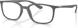 Ray-Ban Rb7208 Optics Grau Fassung Klar Glas Polarisiert 52-18