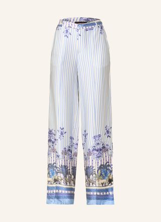 Miss Goodlife Miss Goodlife Marlenehose Aus Satin blau