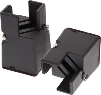 NUOBESTY M&ouml;belerh&ouml;hungen Verstellbar 10cm aus Kunststoff f&uuml;r Bett Sofa und Schrank rutschfeste M&ouml;belst&uuml;tzen mit Klemmdesign f&uuml;r Bodenschutz und Stauraumerweite