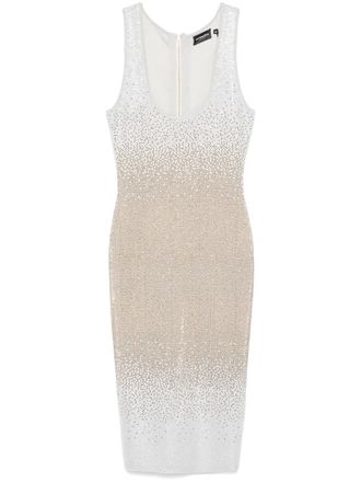 Retrof&ecirc;te Essie Midikleid - Grau