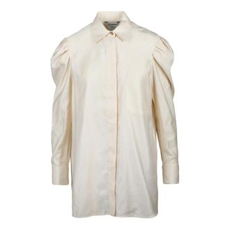 Max Mara Damen, Blusen & Hemden, Beige, 3XSGr&ouml;&szlig;e