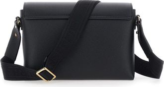 Burberry Womens Crossbody Bag Note Black Leather Calf Shoulder