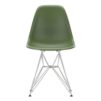 Vitra Chaise DSR Plastic - pi&egrave;tement Chrom&eacute; - Charles & Ray Eames Vitra