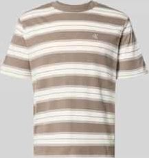 Calvin Klein Jeans Regular Fit T-Shirt aus Baumwoll-Mix