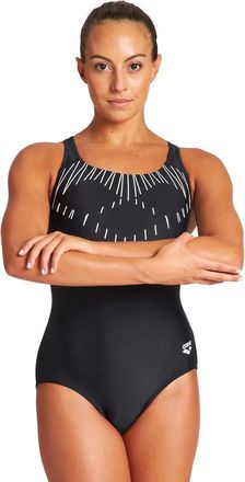 Arena Trick Damen One-Piece Badeanzug, Maxfit Material, Chlor- und Salzbest&auml;ndiger Badeanzug mit UV-Schutz 50+, Vollst&auml;ndig Gef&uuml;tterter Badeanzug