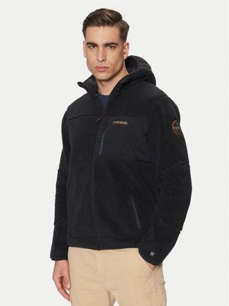 Napapijri Fleecejacke Yupik NP0A4GNS Schwarz Regular Fit