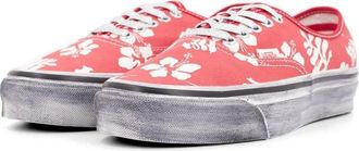 Vans Floral-Print Canvas Sneakers - Red