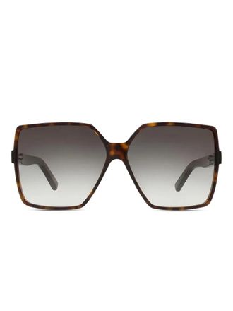Saint Laurent Eyewear lunettes de soleil Betty - Marron