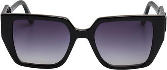 Karl Lagerfeld Femme, Accessoires, Noir, Taille: ONE Size Rectangular Lunettes de soleil