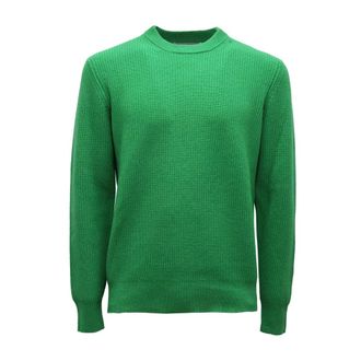 Ballantyne R Neck Pullover - - Knitwear - Herren - Gr&uuml;n - M