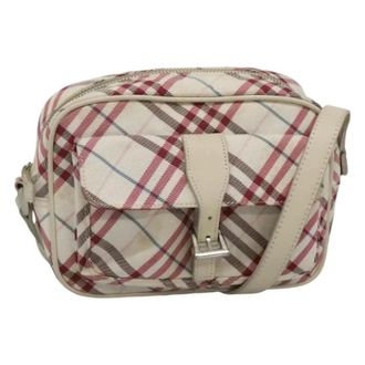 Burberry Pre-owned Nylon sacs-ports-paule - Femme - Pre-owned - Rouge - Taille: ONE Size